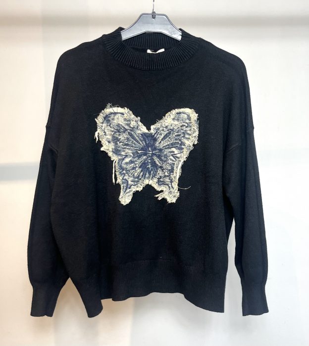 MOEWY 蝶パッチワークニット、NEW COLLECTION ゴールド刺しゅうブルゾン他 | CHIQUE BLOG